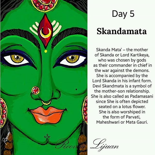 Navratri -Day 5 -Skandamata | Virtual Siyahi